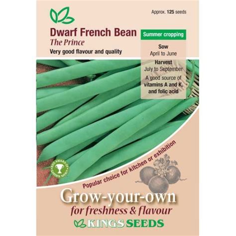 The Prince Dwarf French Bean Seeds Kings Seeds A Leading Supplier