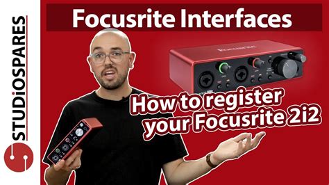 How To Register Your Focusrite Scarlett I YouTube