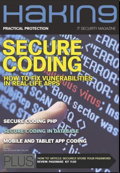secure coding 9 11 hakin9 it security magazine