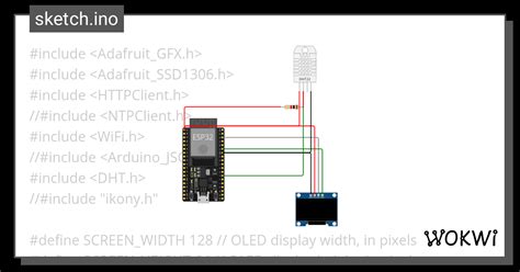 Esp32 Temperatura Y Humedad Oled Wokwi Esp32 Stm32 Arduino Simulator