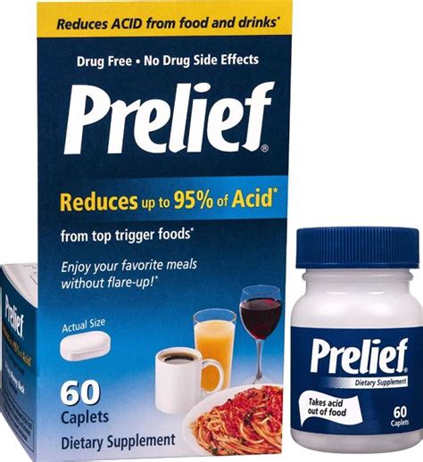 Prelief Acid Reducer Caplets 60 Count Dietary Supplement Lazada Ph
