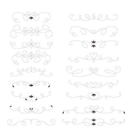 Premium Vector Set Of Decorative Vintage Frames And Borders Vector