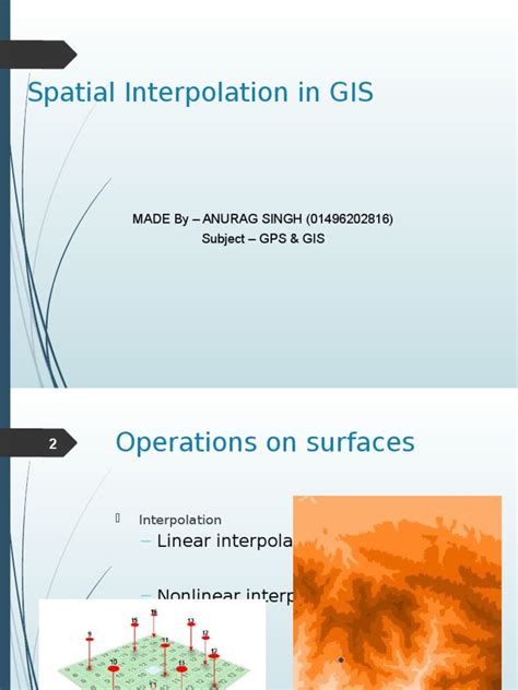 Spatial Interpolation In Gis Made By Anurag Singh 01496202816