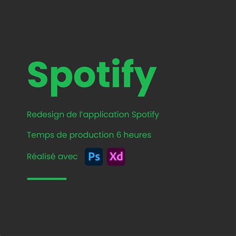 Spotify Redesign 3 Images Behance