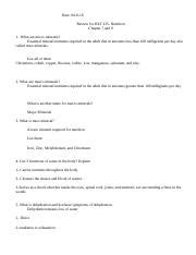 Test Review Chapters 7 And 8 Doc Date 04 6 18 Review For HLT 215