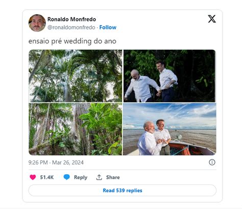 Fotos Do Passeio De Lula Macron No Brasil Viram Memes Nas Redes Sociais