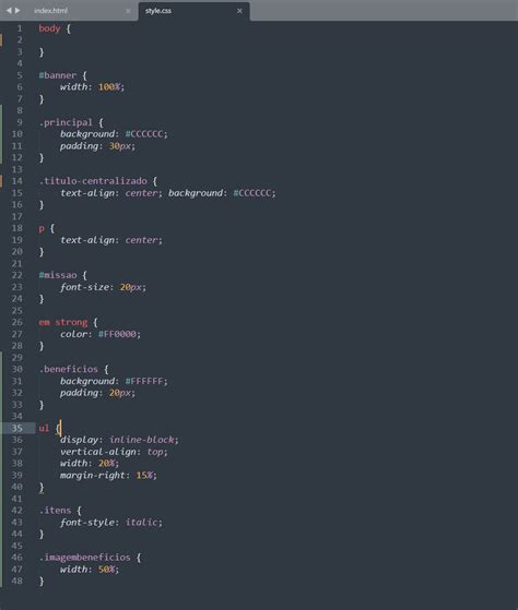 Cores Na Sintaxe Do Sublime Html5 E Css3 Parte 1 Crie Uma Página Da