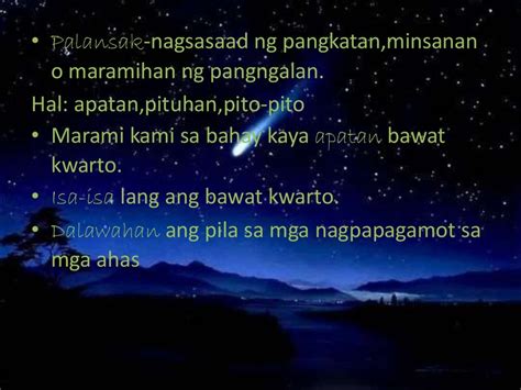 Uri Ng Pang Uring Pamilang