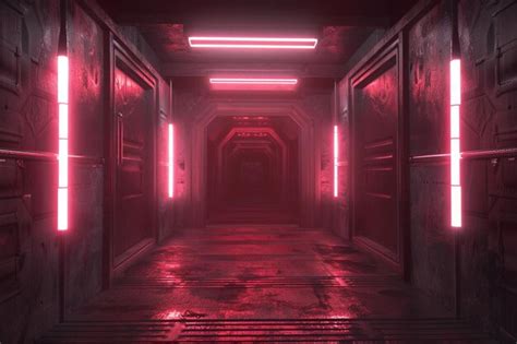 Premium Photo Illuminated Neon Glow Panel Texture