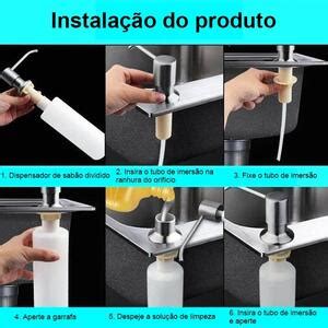 Dosador De Detergente De Embutir Tipo 1 Preto 350ml Leroy Merlin