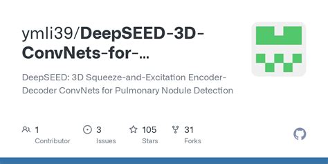 GitHub Ymli DeepSEED D ConvNets For Pulmonary Nodule Detection DeepSEED D Squeeze And