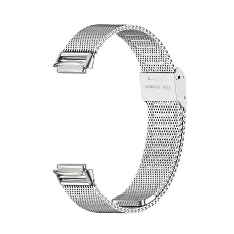 适用于fitbit Luxe 米布斯 米兰卡扣金属不锈钢表带（银色）