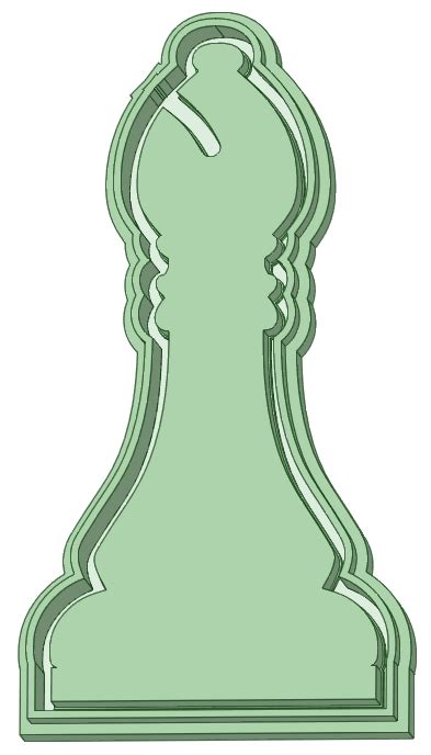 Archivo Stl Juego De Ajedrez Alfil Cookie Cutter 🍪・modelo Imprimible En