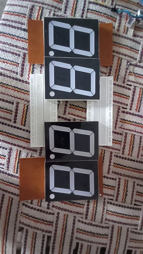How To Drive Large 4 Inch Seven Segment Display LEDs And Multiplexing Arduino Forum