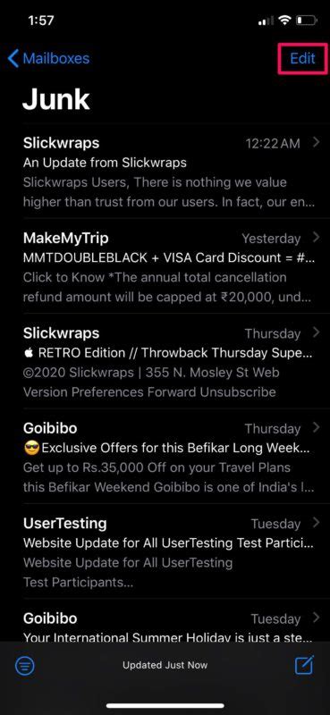 How To Move Email From Junk To Mail Inbox On IPhone IPad