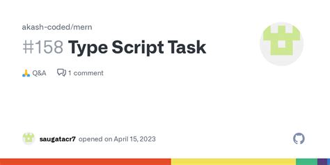 Type Script Task Akash Coded Mern Discussion 158 GitHub