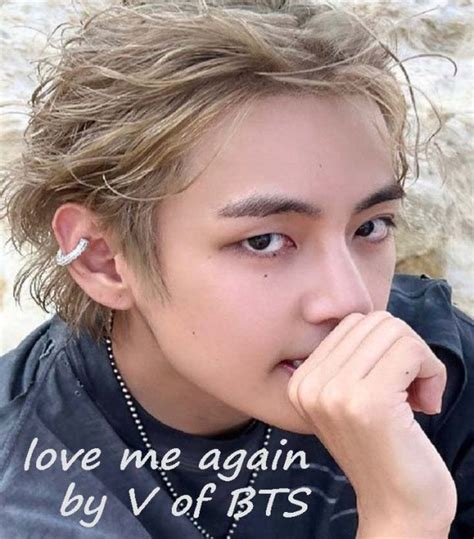متن و ترجمه اهنگ Love Me Again از تهیونگ V وی فن فیکشن های Bts