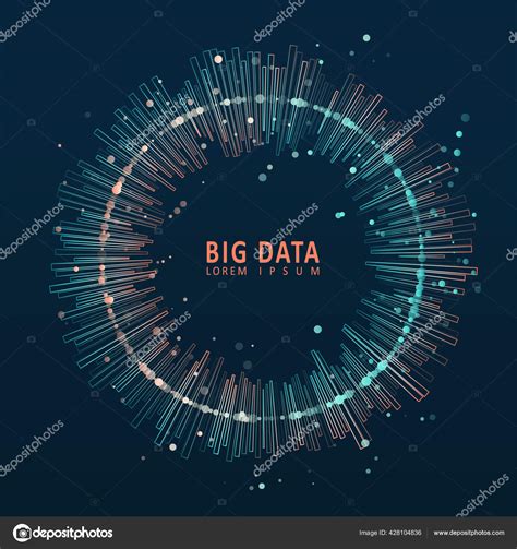 abstract infographics visualization big data code representation