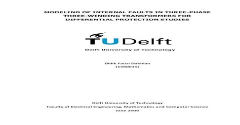 Modeling Of Internal Faults In Three Phase Three Winding Transformers