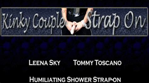 Humiliating Shower Strap On Mp4 Hd Kinky Couple Strap On