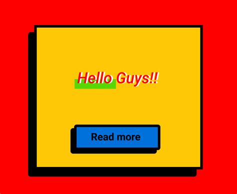 Box With Shadow And Half Highlighting Htmlcss By Ishamsu Medium