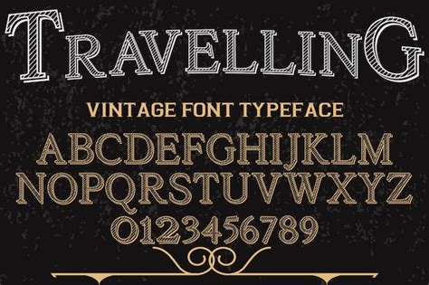 Premium Vector Font Shadow Effect Typography Design Traveling