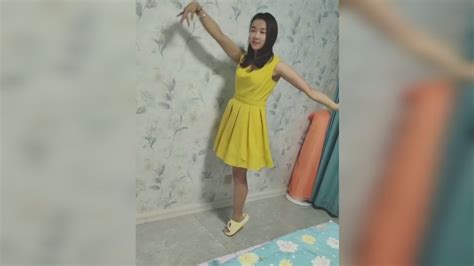 New High Hip Amputee Girl Dancing Happily On One Leg No Crutches