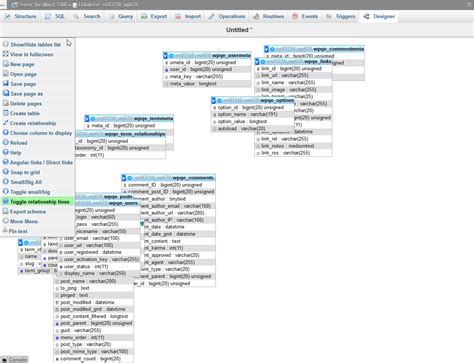 How To Generate Er Diagram In Phpmyadmin Rdbms Ermodelexampl
