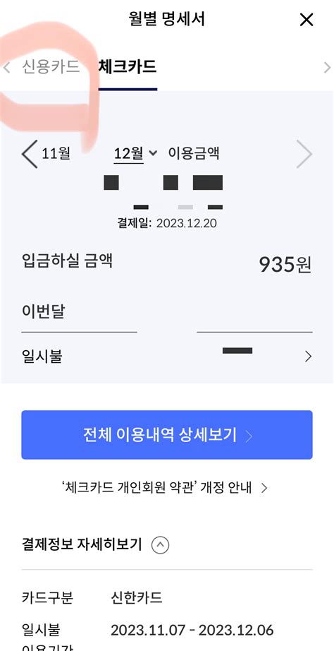 신한카드 즉시결제 방법 7단계 화면 캡쳐보고 쉽게 따라하기 겉핥기상식