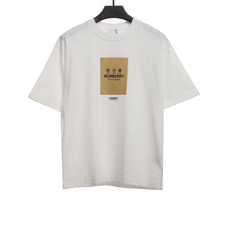 Pk God Batch Burberry Label Patch Short Sleeves White Reps Pk Stockx