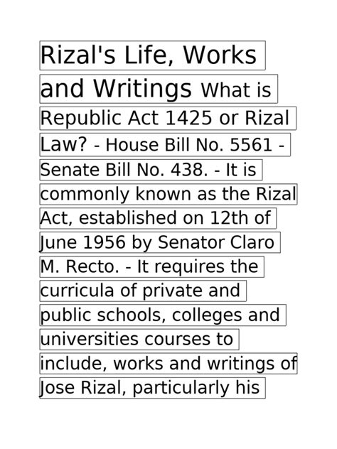 rizal s life works and writings pdf
