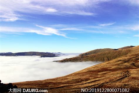 云海草原图片 草原图片 草原图片风景 大山谷图库