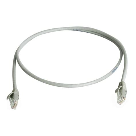 Cat E UTP M Grey Patch Cord Webb Industries