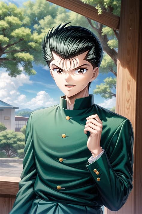Urameshi Yusuke Yu Yu Hakusho Generated By Obandidodaluzvermelha Using Anything Model Aibooru