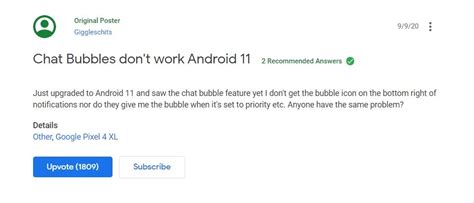 How To Fix Android 11 Chat Bubbles Not Working Issue