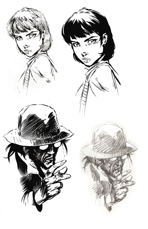 Comic Book Inking By Steve Wands At