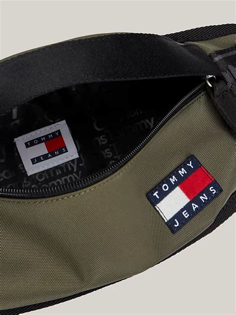 Essential Repeat Logo Strap Bum Bag Green Tommy Hilfiger