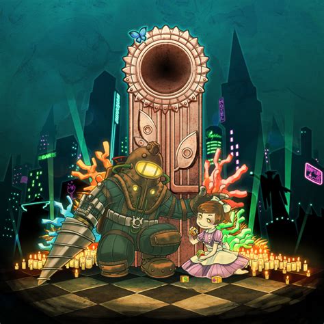 Bioshock Big Daddy Drawing