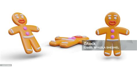 달콤한 진저 브레드 남자의 컬렉션 만화 스타일의 귀여운 벡터 일러스트 0명에 대한 스톡 벡터 아트 및 기타 이미지 0명 12월 3차원 형태 Istock