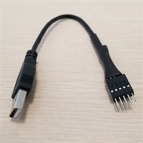 9pin To Usb Motherboard Header Extension Cable Internal Usb 20 Adapter