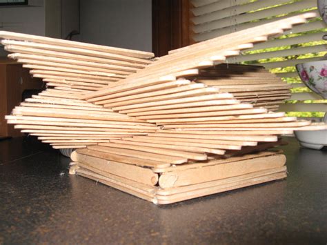 Popsicle Stick Sculpture By Azasaur On Deviantart