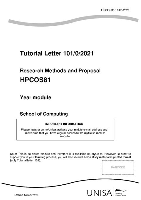 Unisa Proposal Writing A Guide For Staff And Babes Developed By Prof Jana Olivier For The