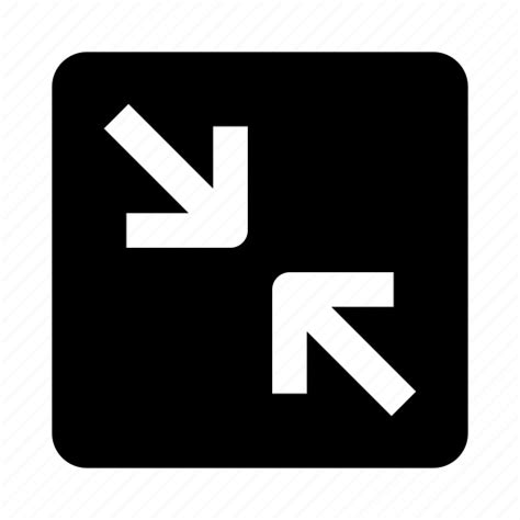 arrow arrows direction minimize pointer reduce icon download on