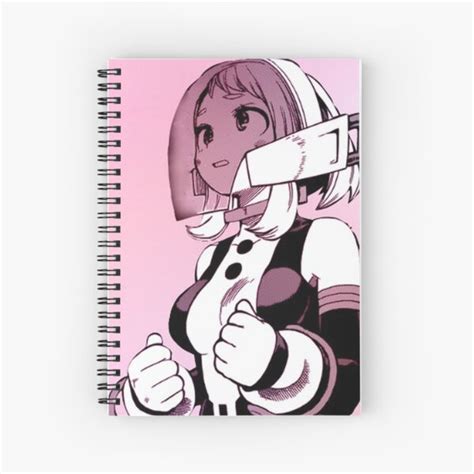 Ochako Uraraka Manga Cap Spiral Notebook For Sale By Laurensdoodles