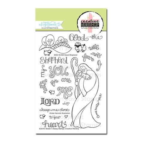 Sweet N Sassy Creative Worship Clear Stamps 4 Inch X6 Inch Good Sheph