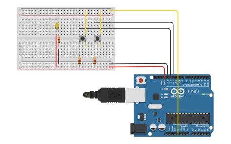 Circuit Design Nor Gate Tinkercad
