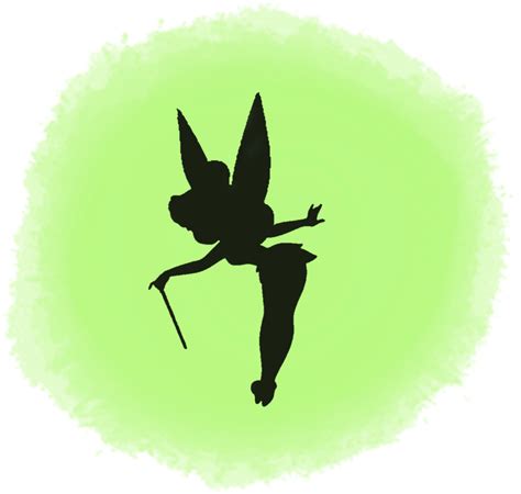 Tinker Bell Peter Pan Silhouette Art Tinkerbell Faith Trust And Pixie
