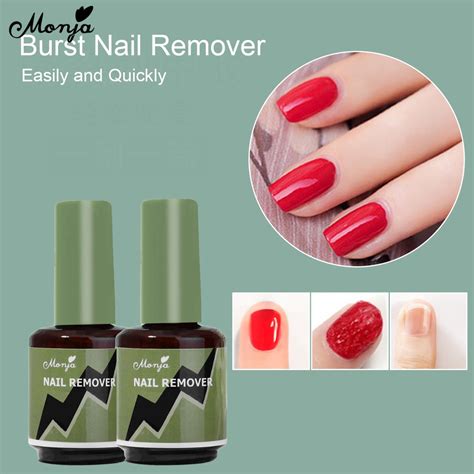 Monja 15g Strongly Nail Art Crackle Magic Remover Polish Cracking
