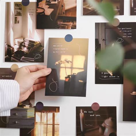 โปสเตอร์ โปสการ์ด ติดผนัง7แผ่น 10x15 18x24cm ภาพติดผนัง ภาพแต่งห้อง สไตล์วินเทจ Poster Postcard