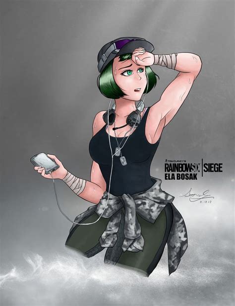Rainbow Six Siege Ela By Stanchen18 Rainbow Six Siege Anime Rainbow Six Siege Art Cool